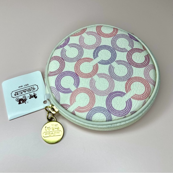 Coach | Bags | Coach Opt Art Coin Purse Pink And Purple | Poshmark